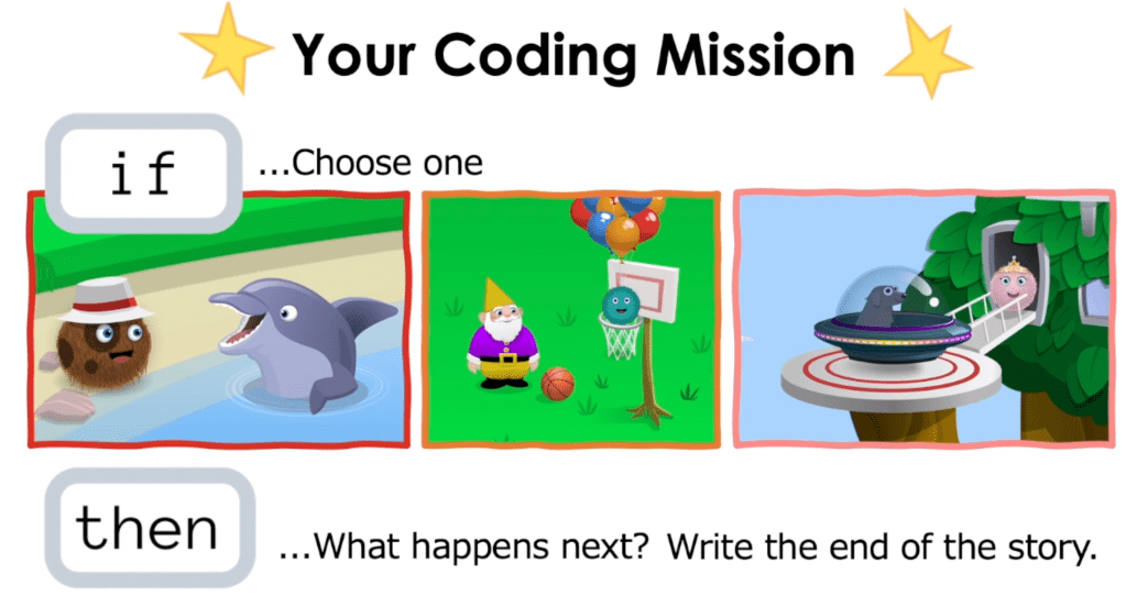 "Learn with Conditions" Coding Activity Mission No. 6 | Kodable