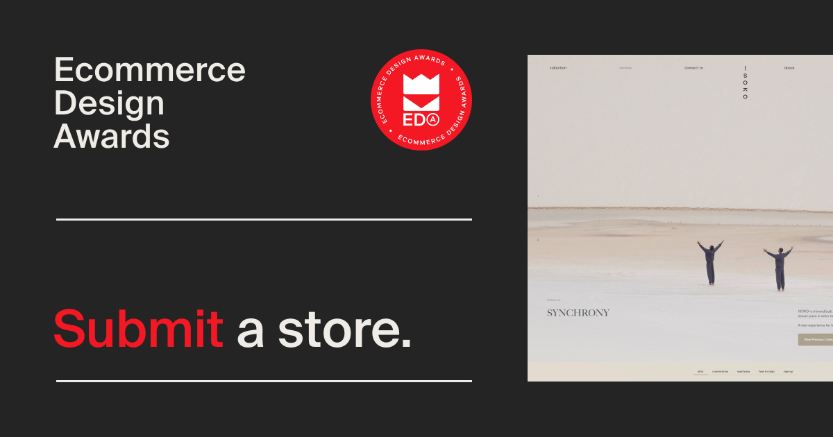 Submit a Website | Ecommerce Design Awards