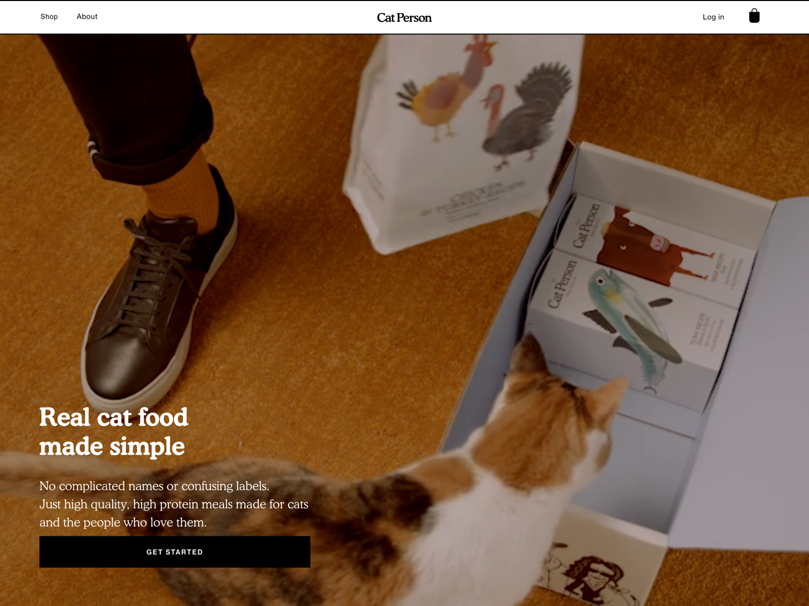 Ecommerce Design Awards | Winners | Cat Person
