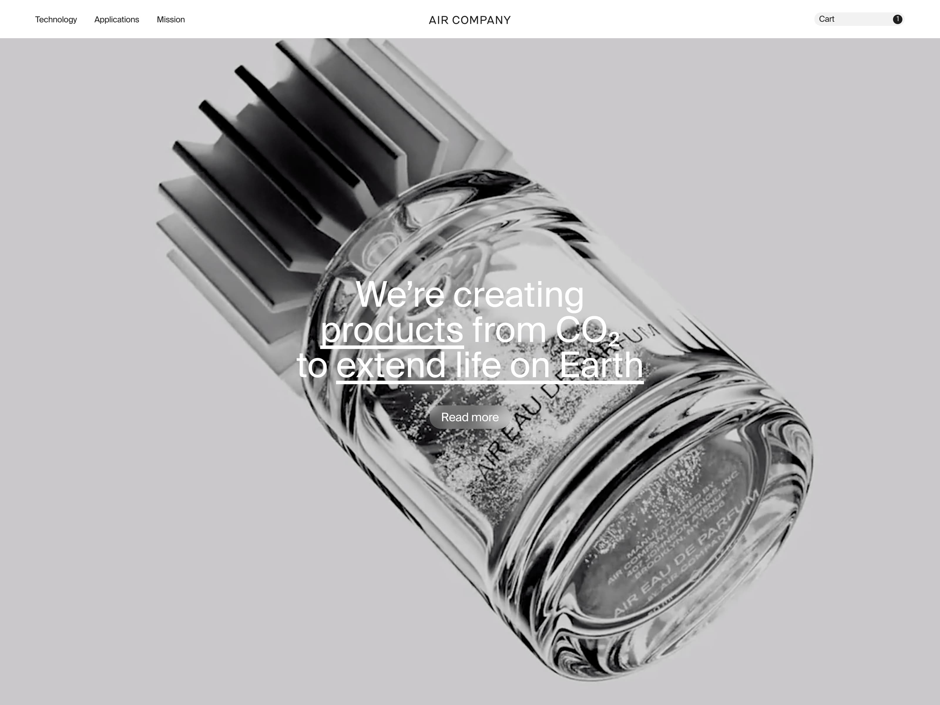 Ecommerce Design Awards | Winners | Air Company