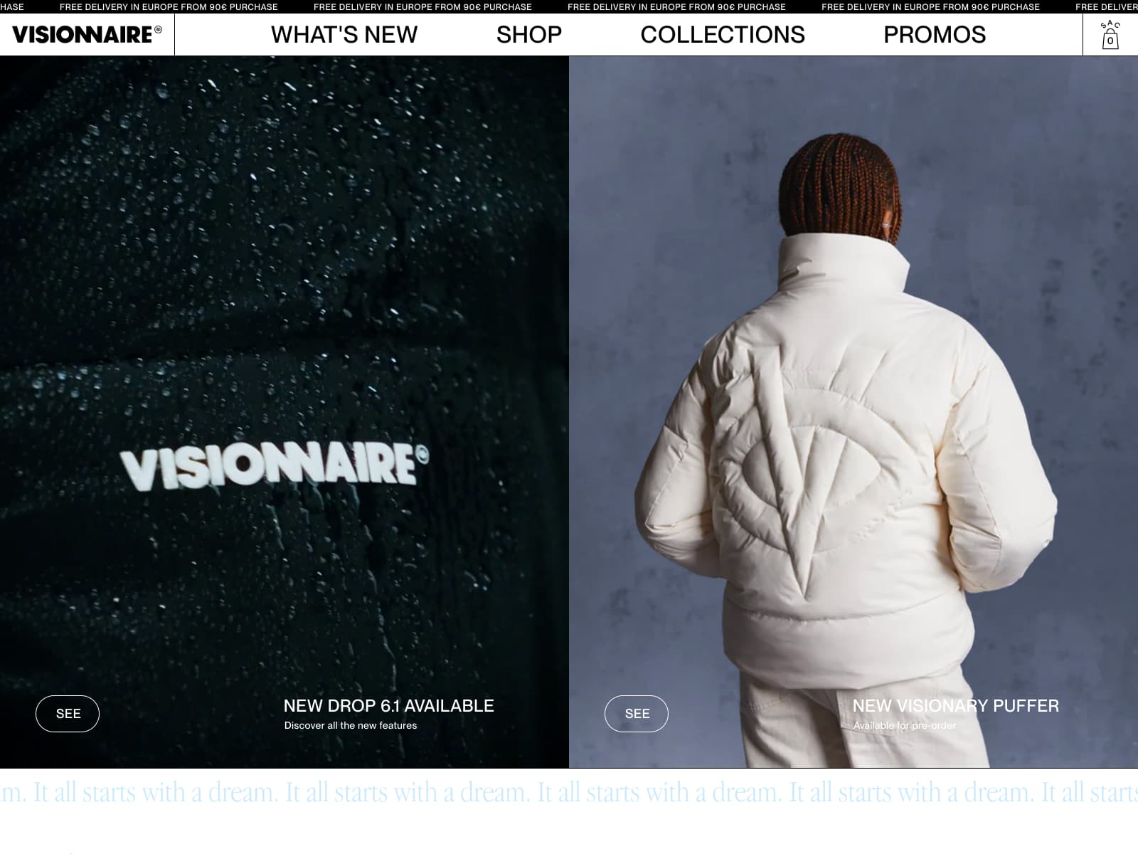 Ecommerce Design Awards | Winners | Visionnaire