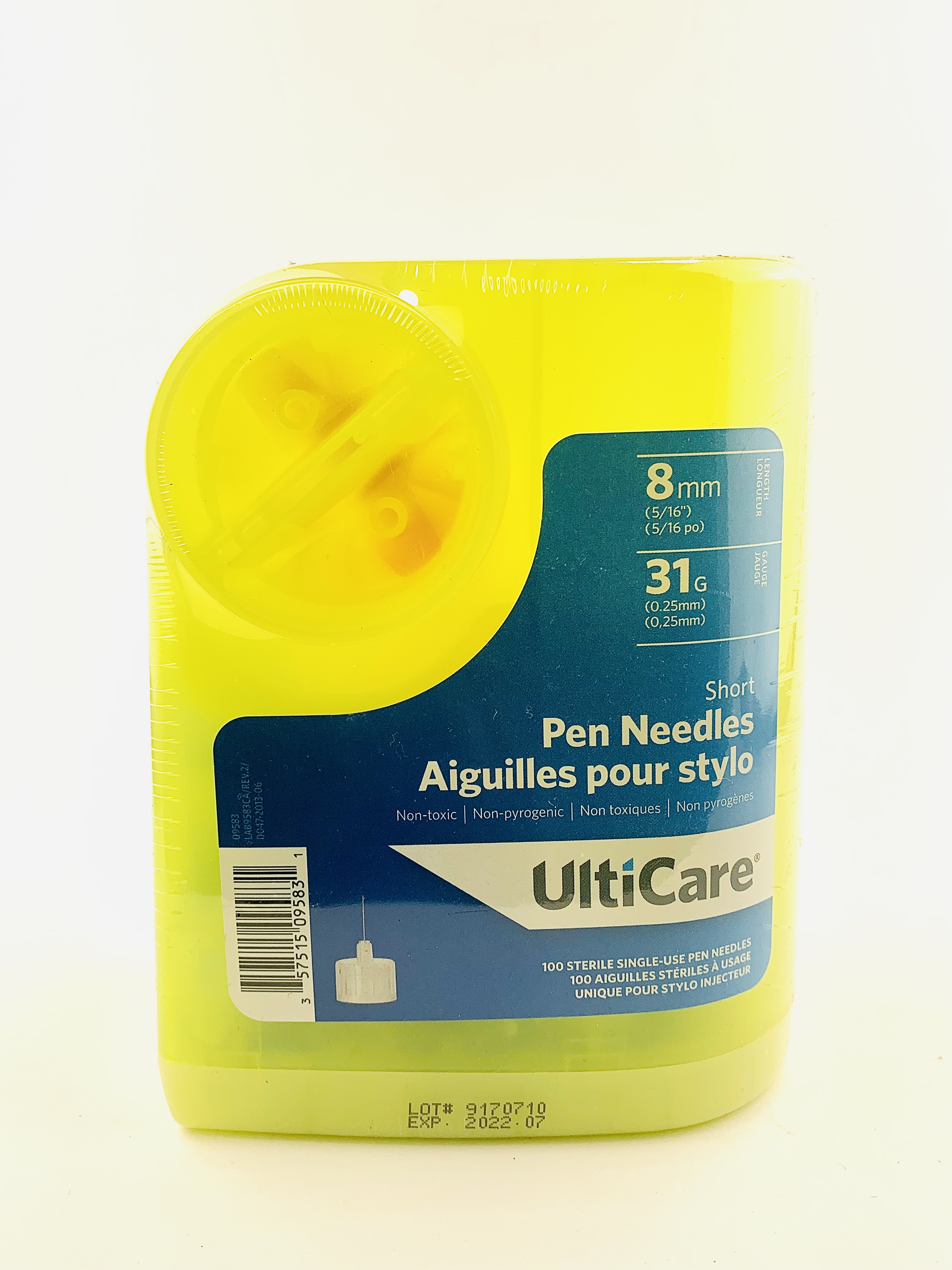 Shop Ulticare Short Pen Needles 8mm x 31G (Box of 100) | Richmond ...