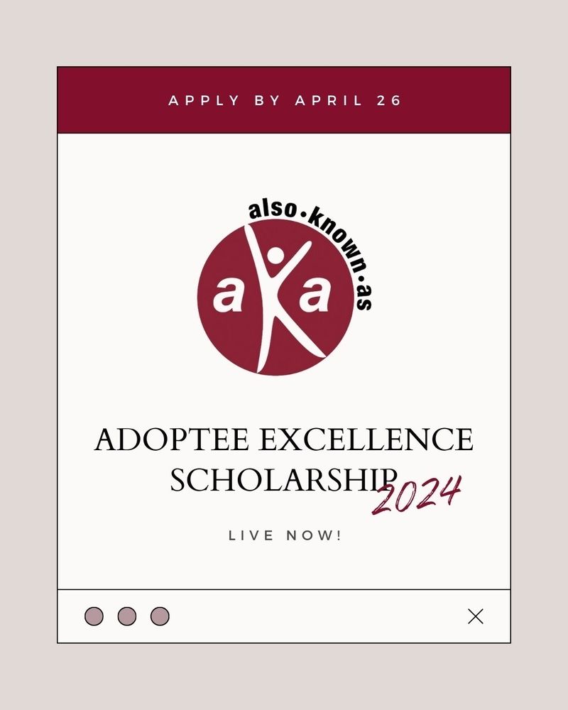 Adoptee Scholarship 2024