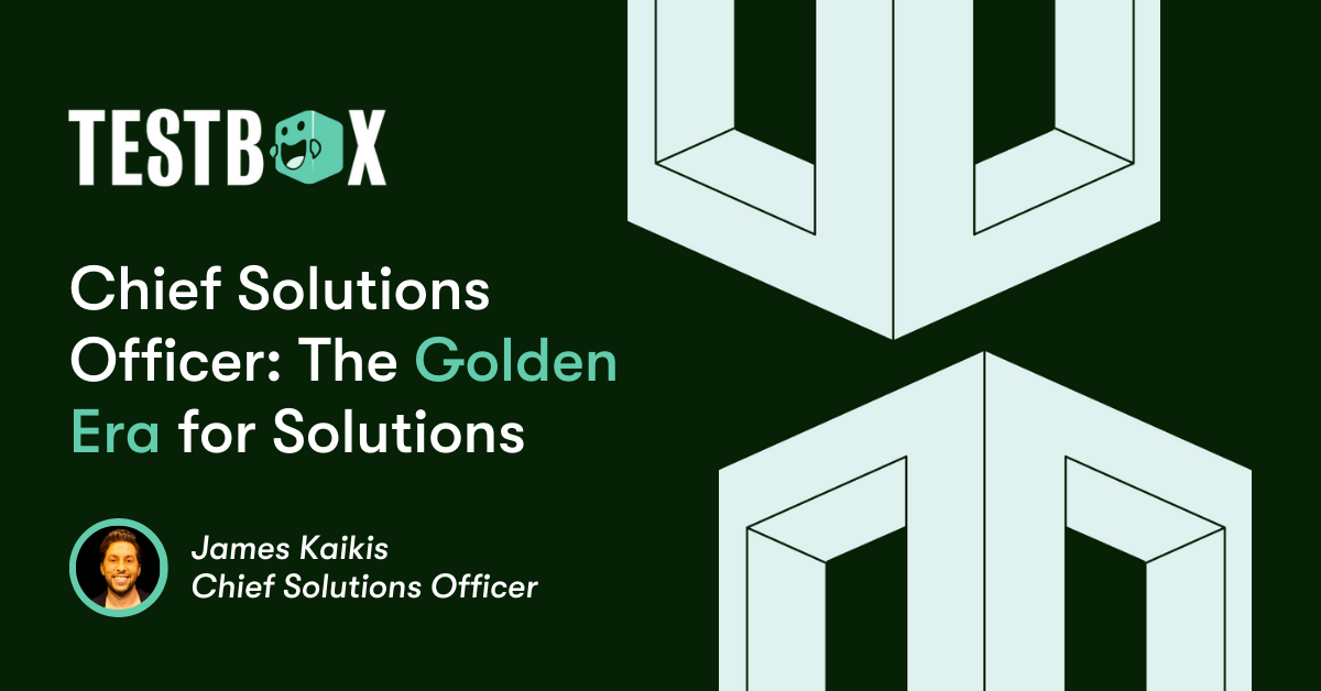 Chief Solutions Officer: The Golden Era for Solutions