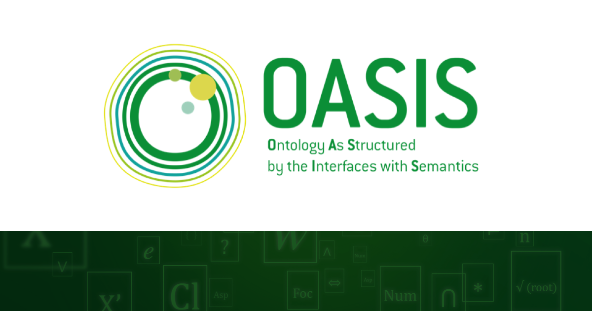 OASIS: Where ontology meets grammar and cognition