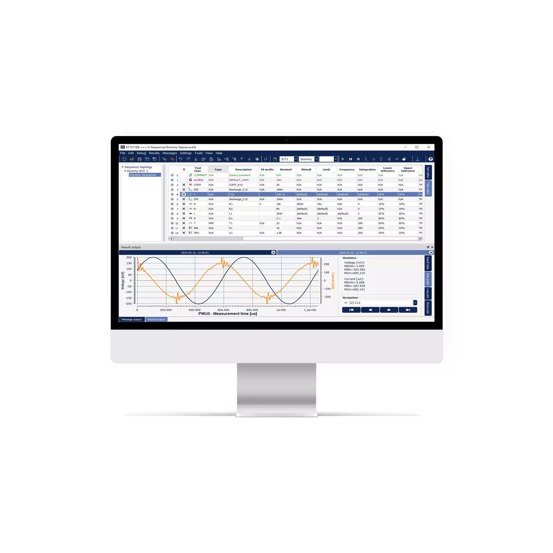 ICT IDE and Sequencer Software