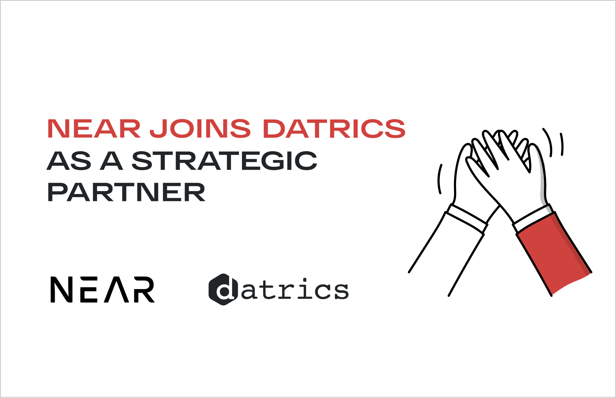 NEAR joins DATRICS as a strategic partner