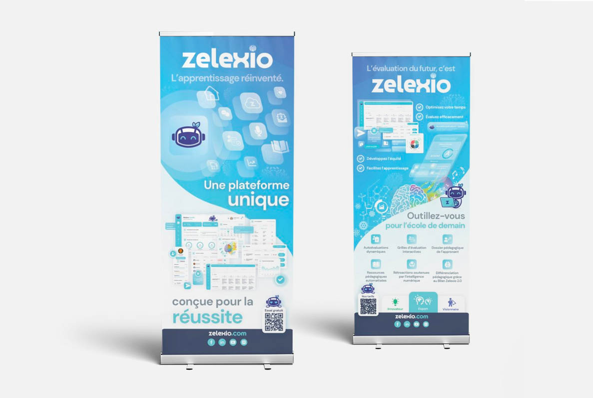 Conception et impression de banderoles rétractables à Sherbrooke - AM ...