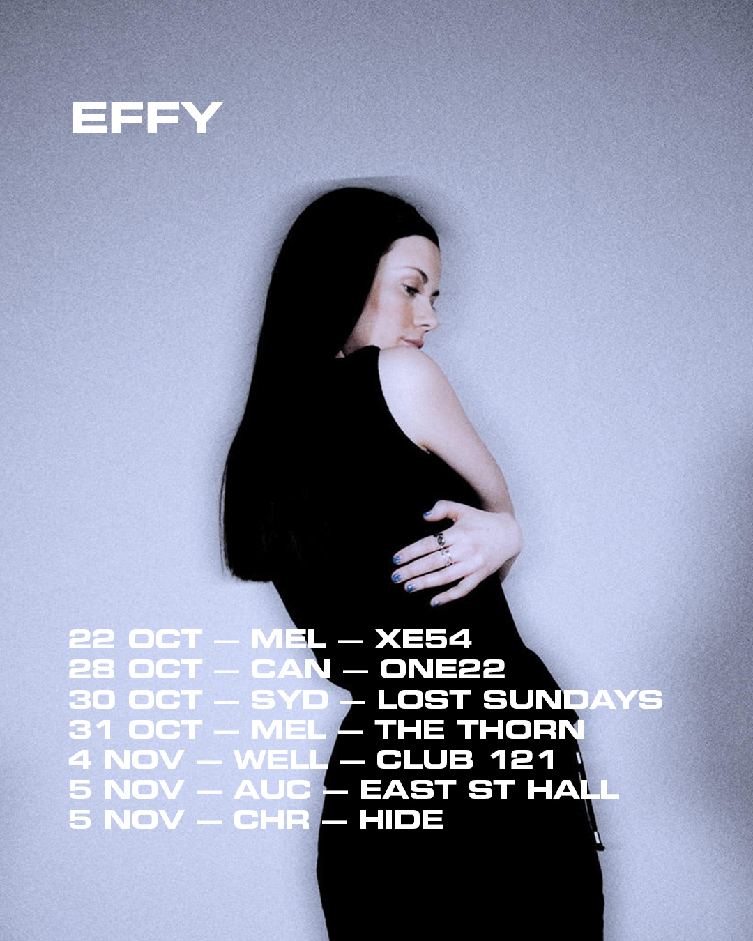 EFFY — 2022 AUSTRALIAN TOUR - Untitled Group