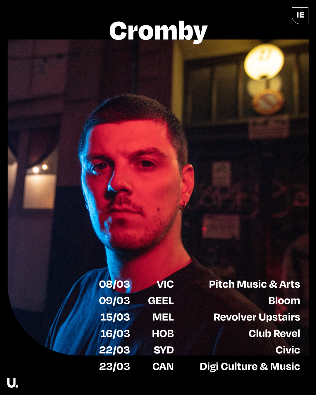 Cromby — 2023 AU Tour - Untitled Group