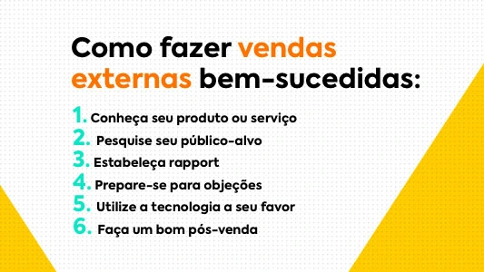 Vendas externas: o que são, estratégias e ferramentas [ATUALIZADO]