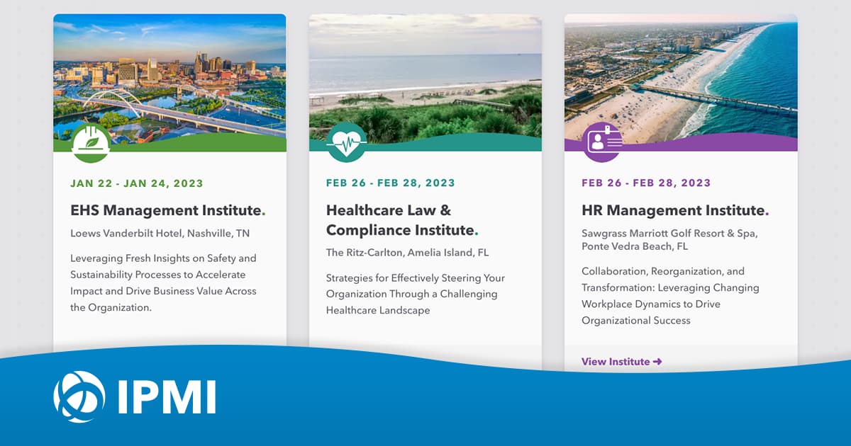 Upcoming Institutes - IPMI
