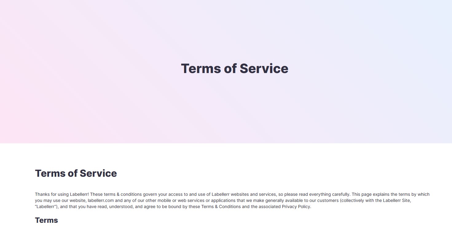 Labellerr - Terms of Service