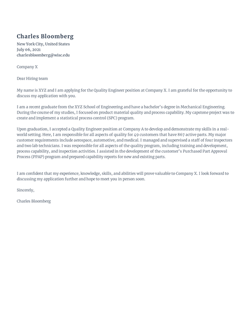 180+ Free Cover Letter Templates & Samples for 2023 - Rezi