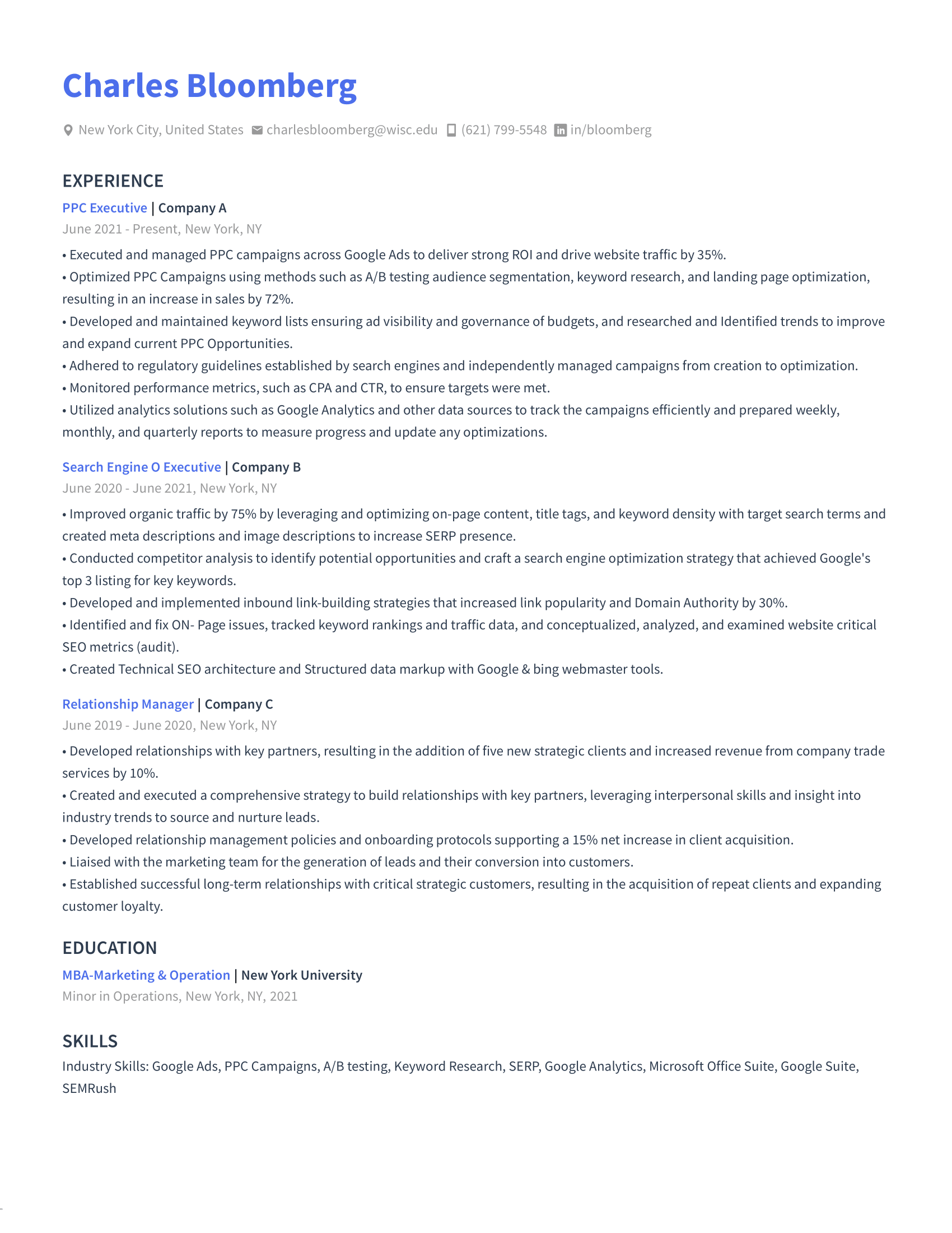 300+ Free ATS Resume Examples - Optimized for 2023