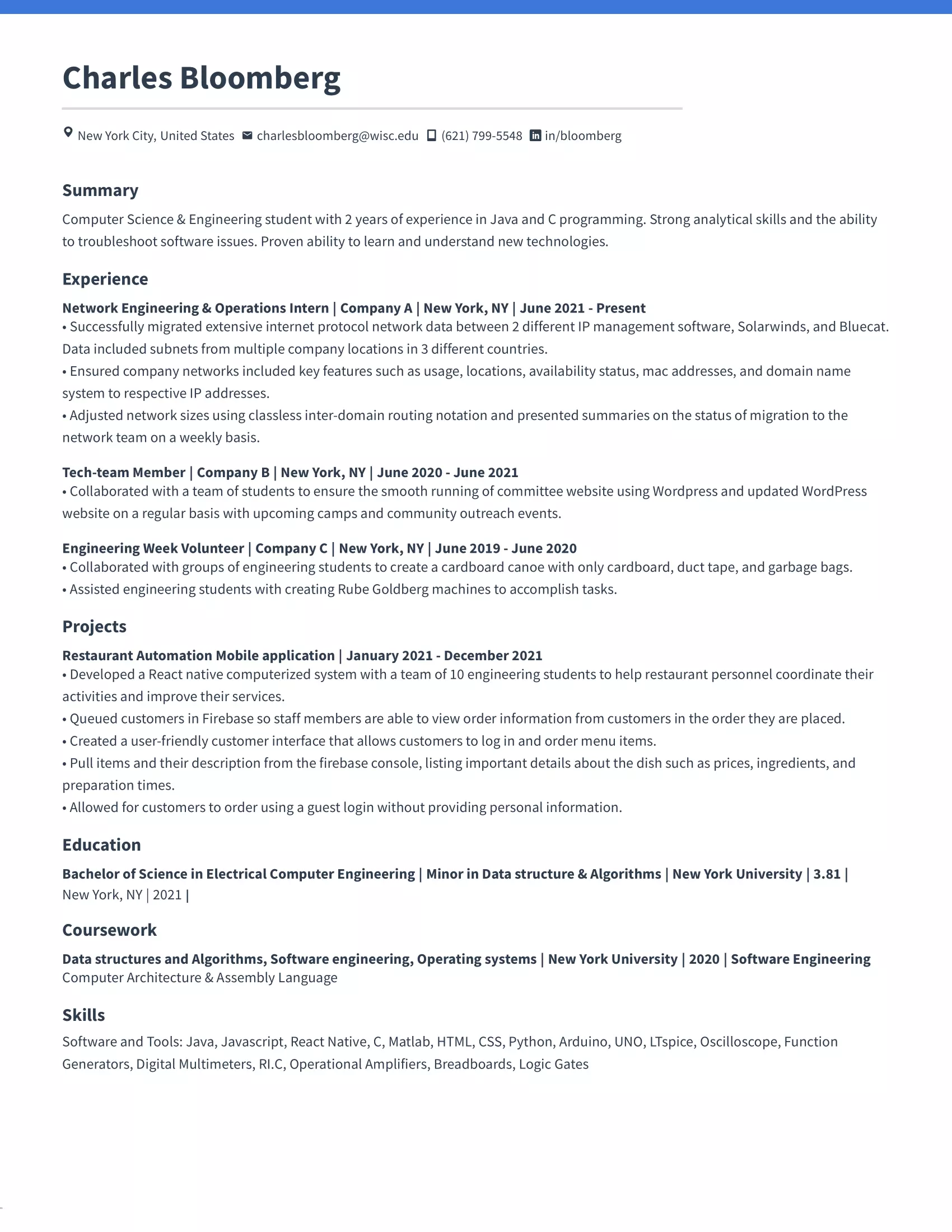 300+ Free ATS Resume Examples - Optimized for 2023
