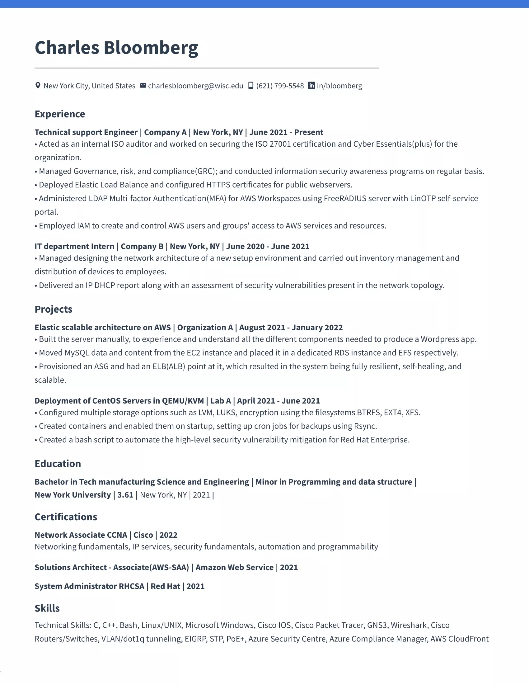 300+ Free ATS Resume Examples - Optimized for 2023
