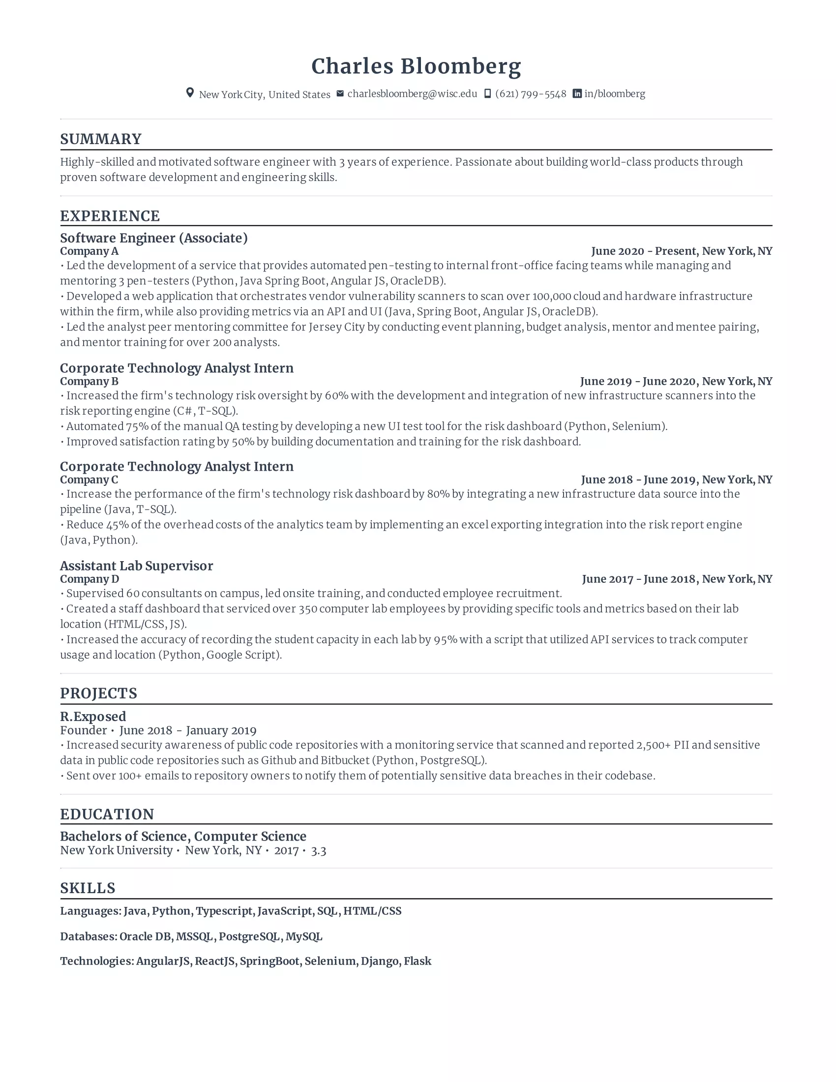 300+ Free ATS Resume Examples - Optimized for 2023