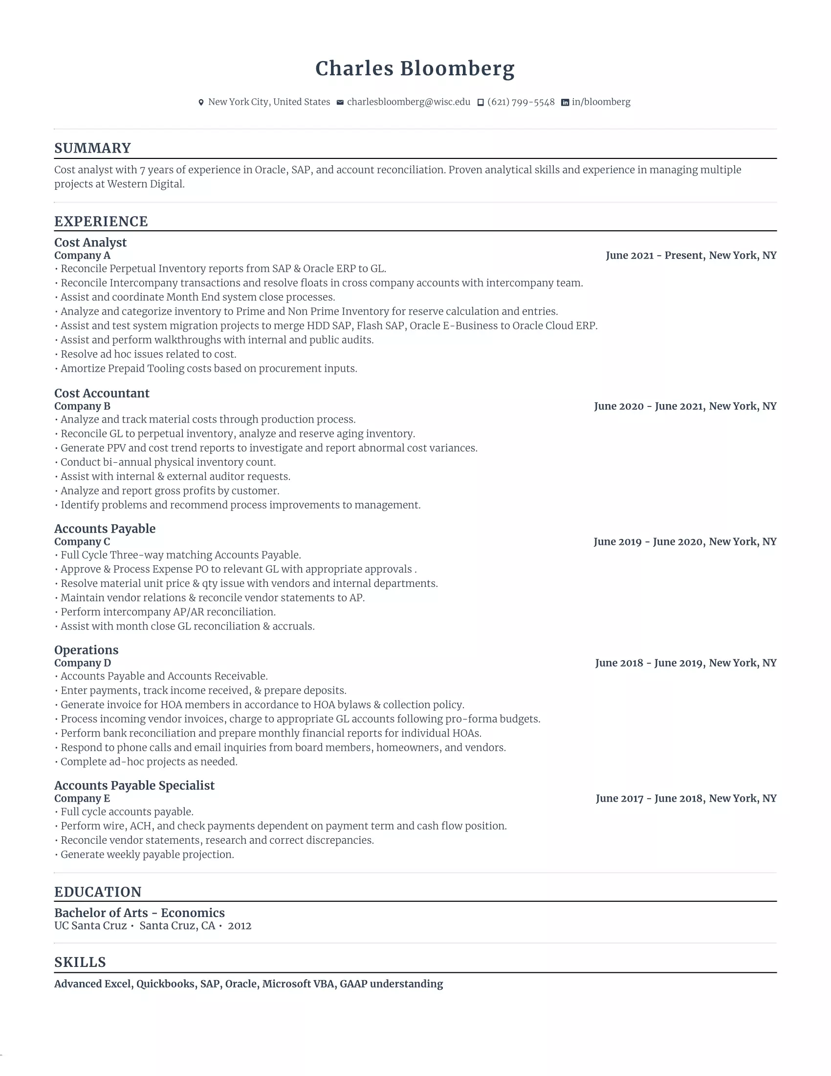 300+ Free ATS Resume Examples - Optimized for 2023