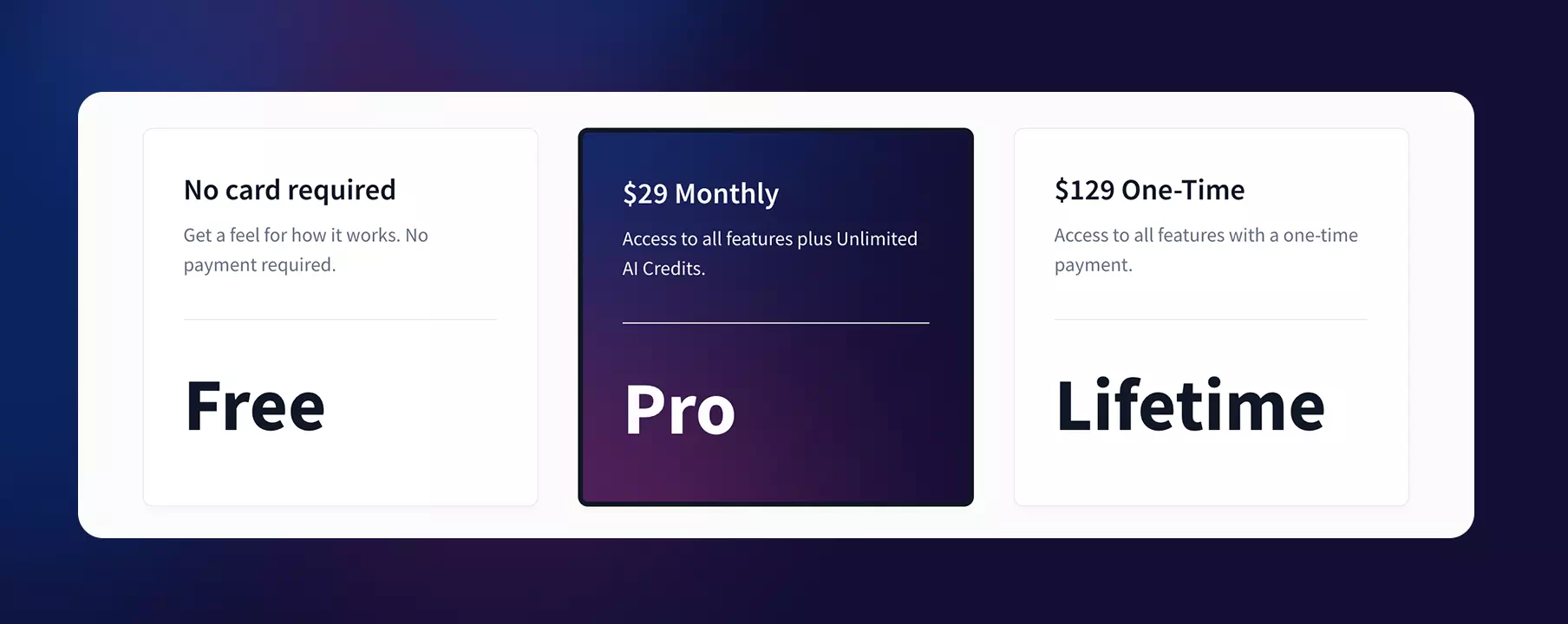 Rezi User Docs - Subscription Plans