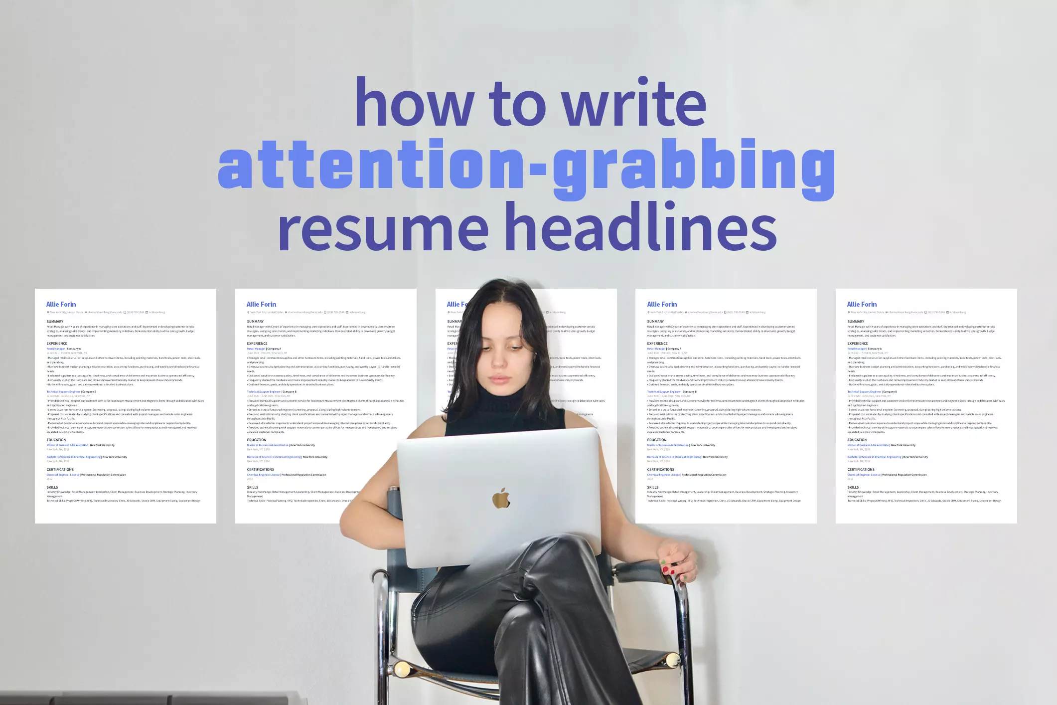 Resume Headline Examples: How to Write an Attention-Grabbing Headline
