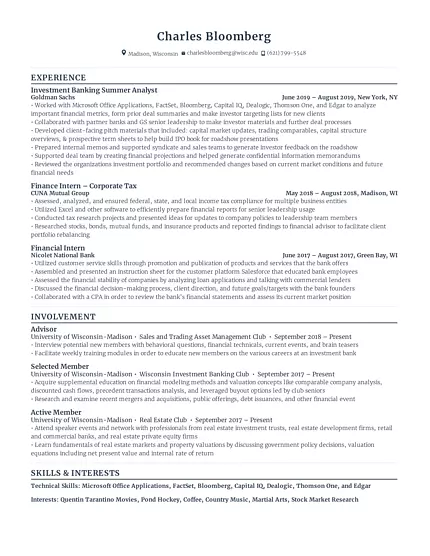 Fourth Year Student Resume Example for 2023 - Rezi Ai