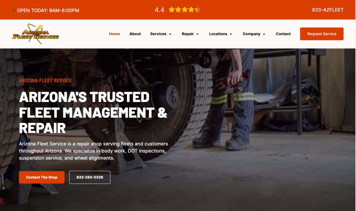 Truck Repair & Fleet Services in Arizona | Arizona Fleet Service
