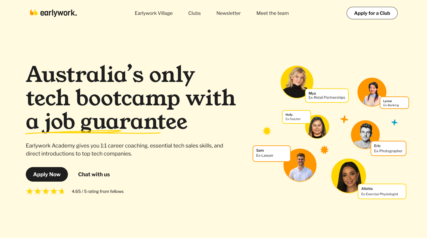 Tech Sales Bootcamp Based In Australia: Live Cohort-Based Classes