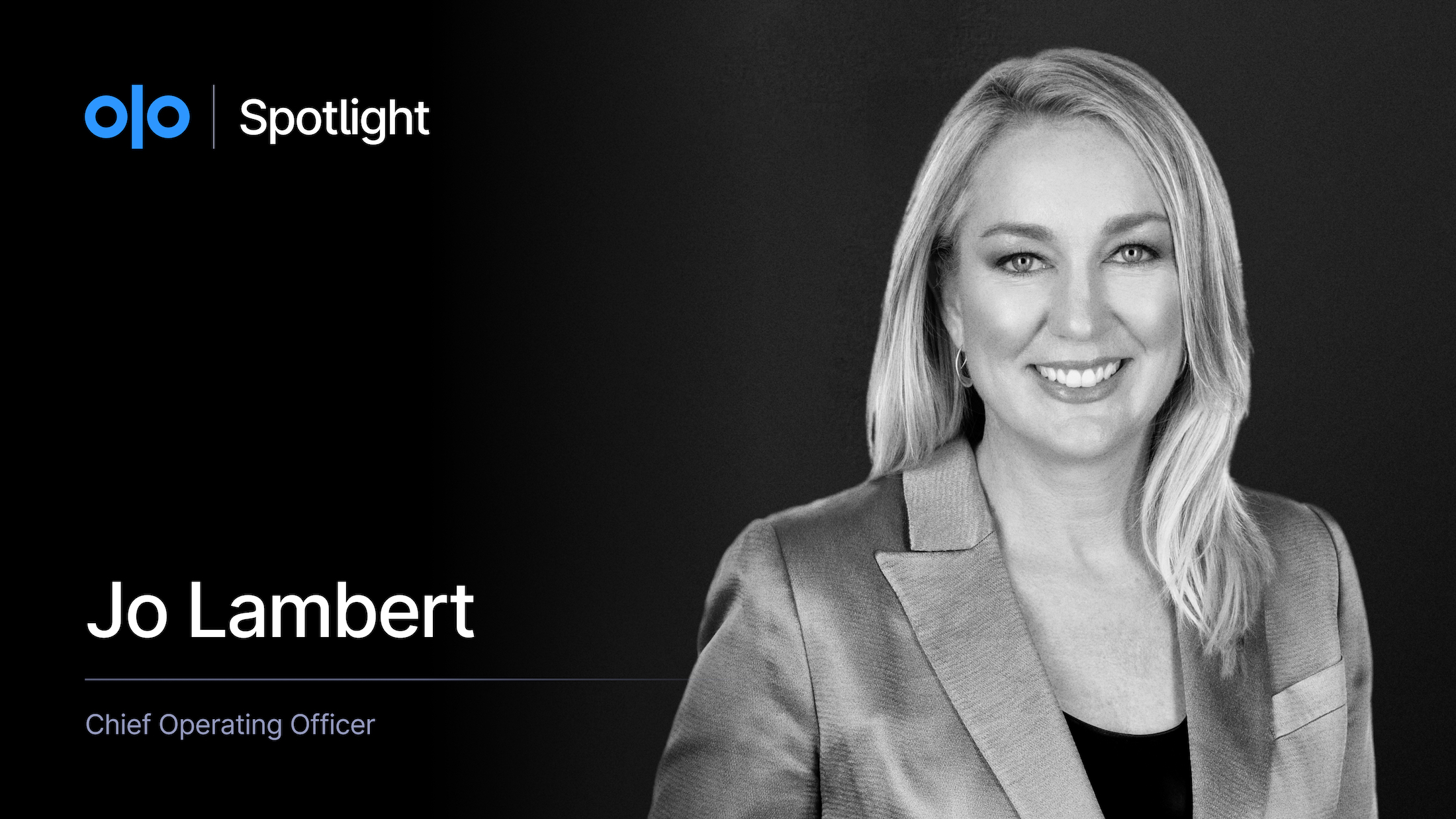 Team Olo Spotlight: Jo Lambert