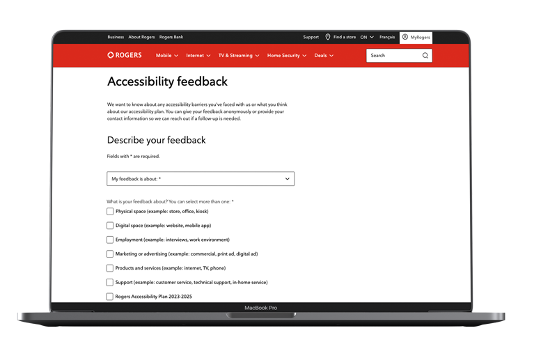 Rogers Digital Form Builder