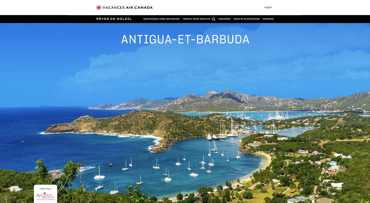 Antigua-et-Barbuda | Rêves de soleil | Air Canada Vacances