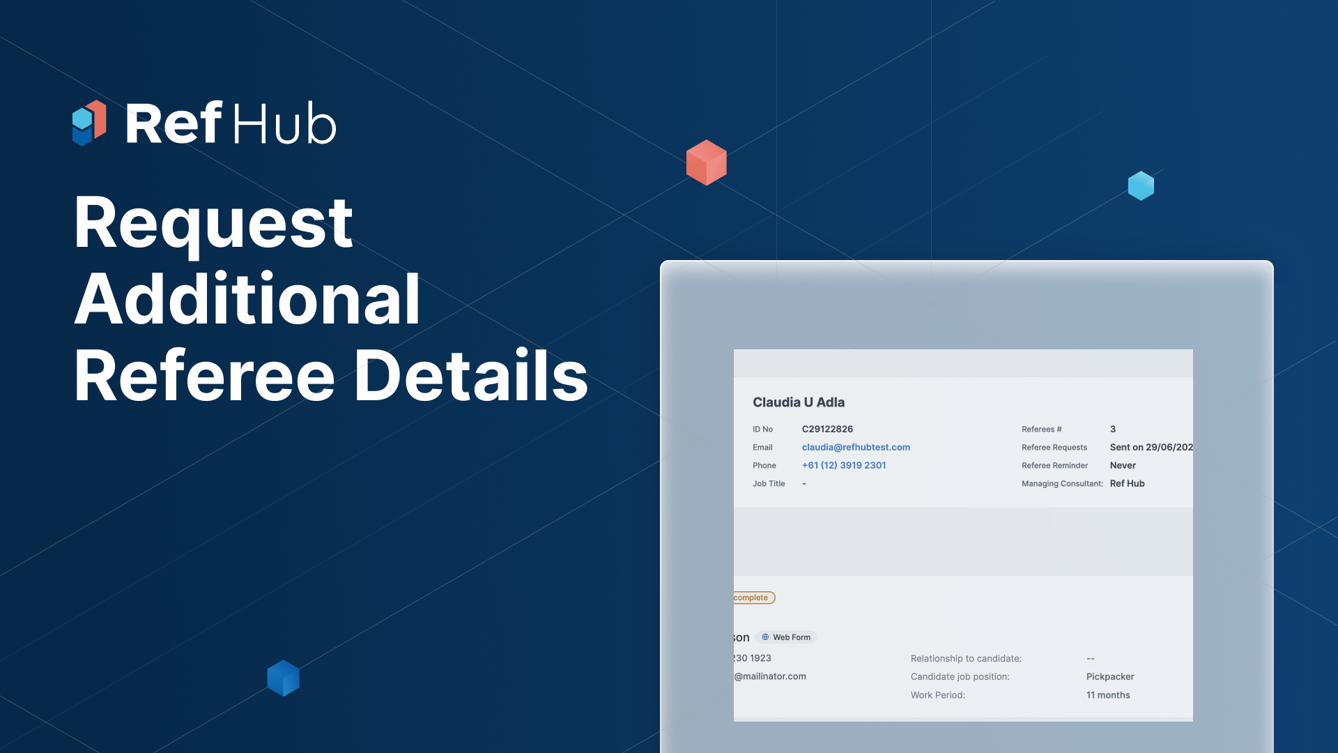 How To Request Additional Referee Details From A Candidate | Ref Hub ...