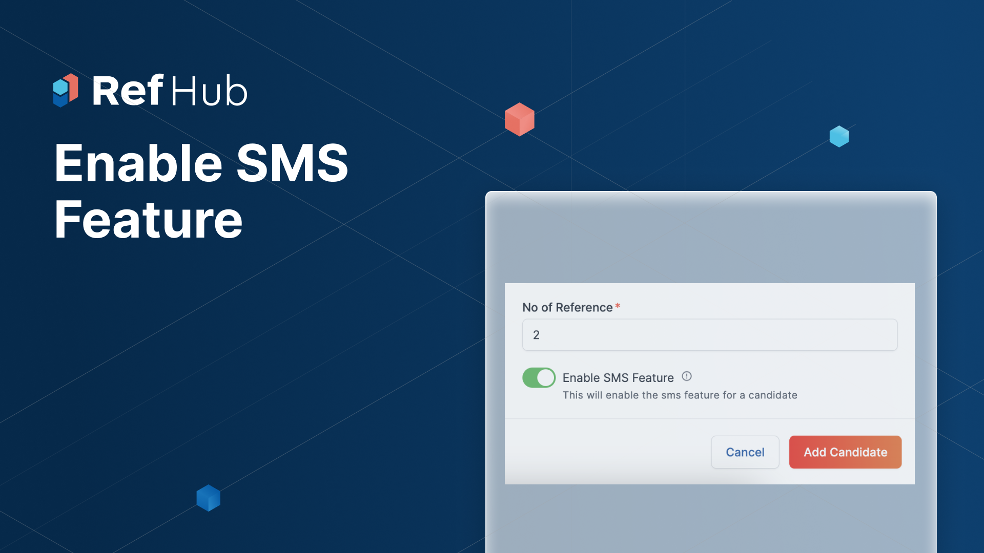 How To Enable SMS Feature | Ref Hub Academy