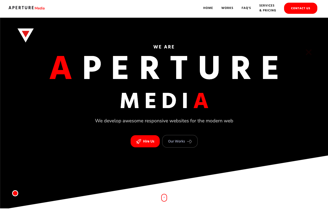 Aperture Media We Build beautiful responsive websites