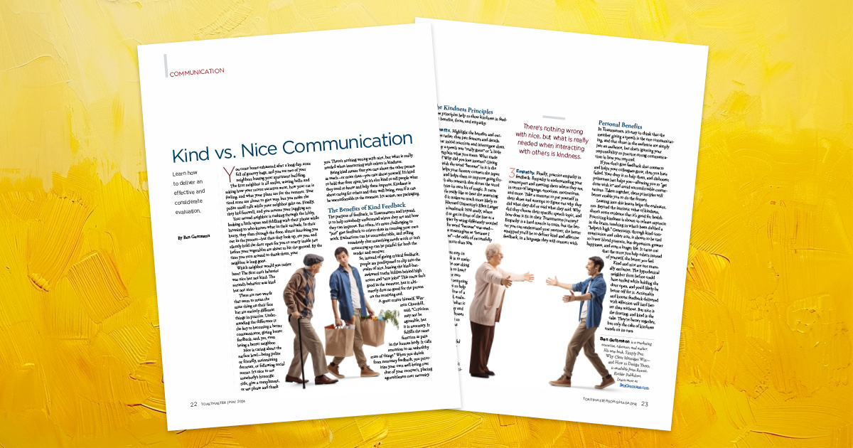 What's the difference between being kind and being nice? - Ben Guttmann ...