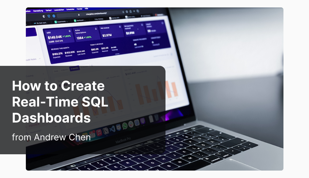 Explo How To Create Real Time Sql Dashboards 