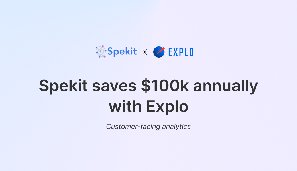 Spekit x Explo: Customer-Facing Analytics