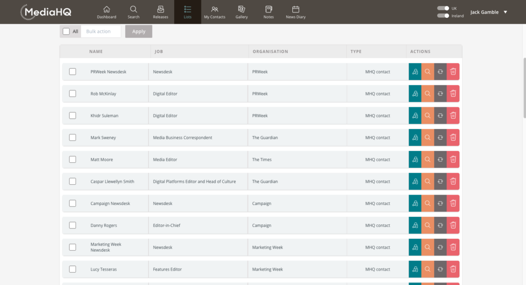 Media lists: how to build a media list that gets you media coverage