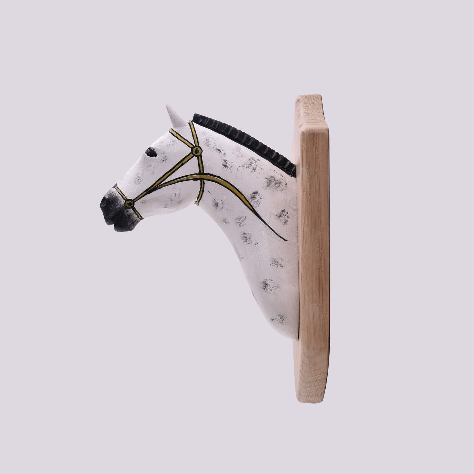 Handcarved Dala Horse Bust