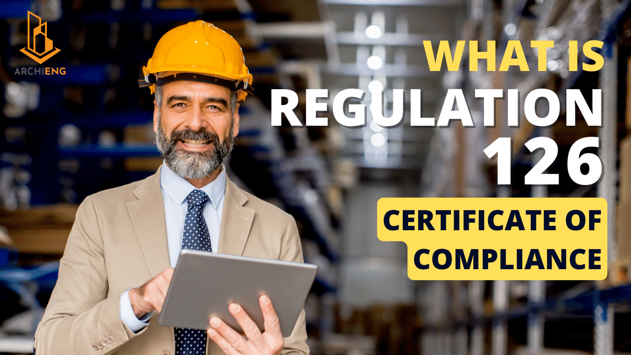 Regulation 126 Certificate of Compliance For Proposed Building Work
