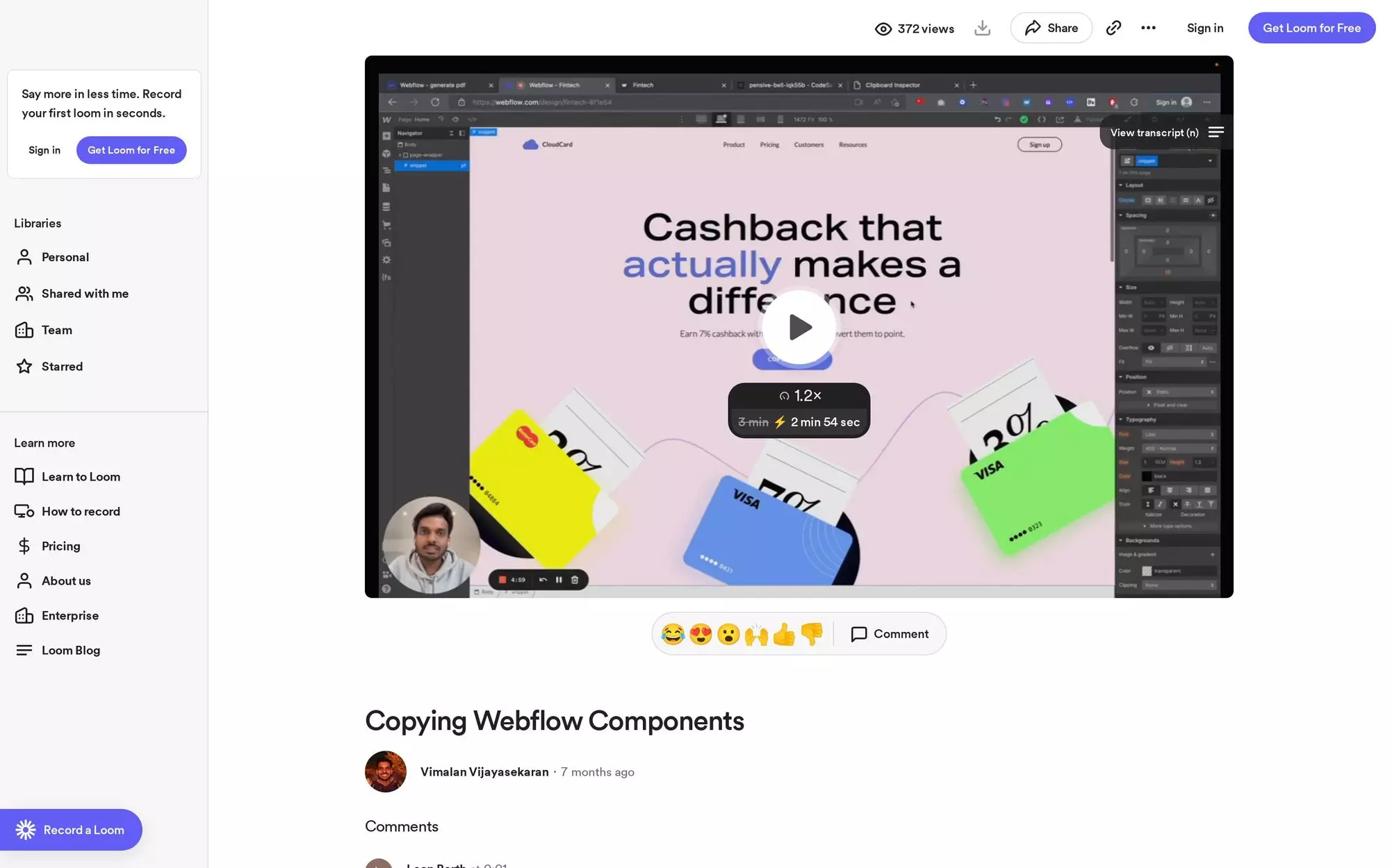 Webflow Component Copy/Paste Data Process [Tip] No-Code Supply Co.