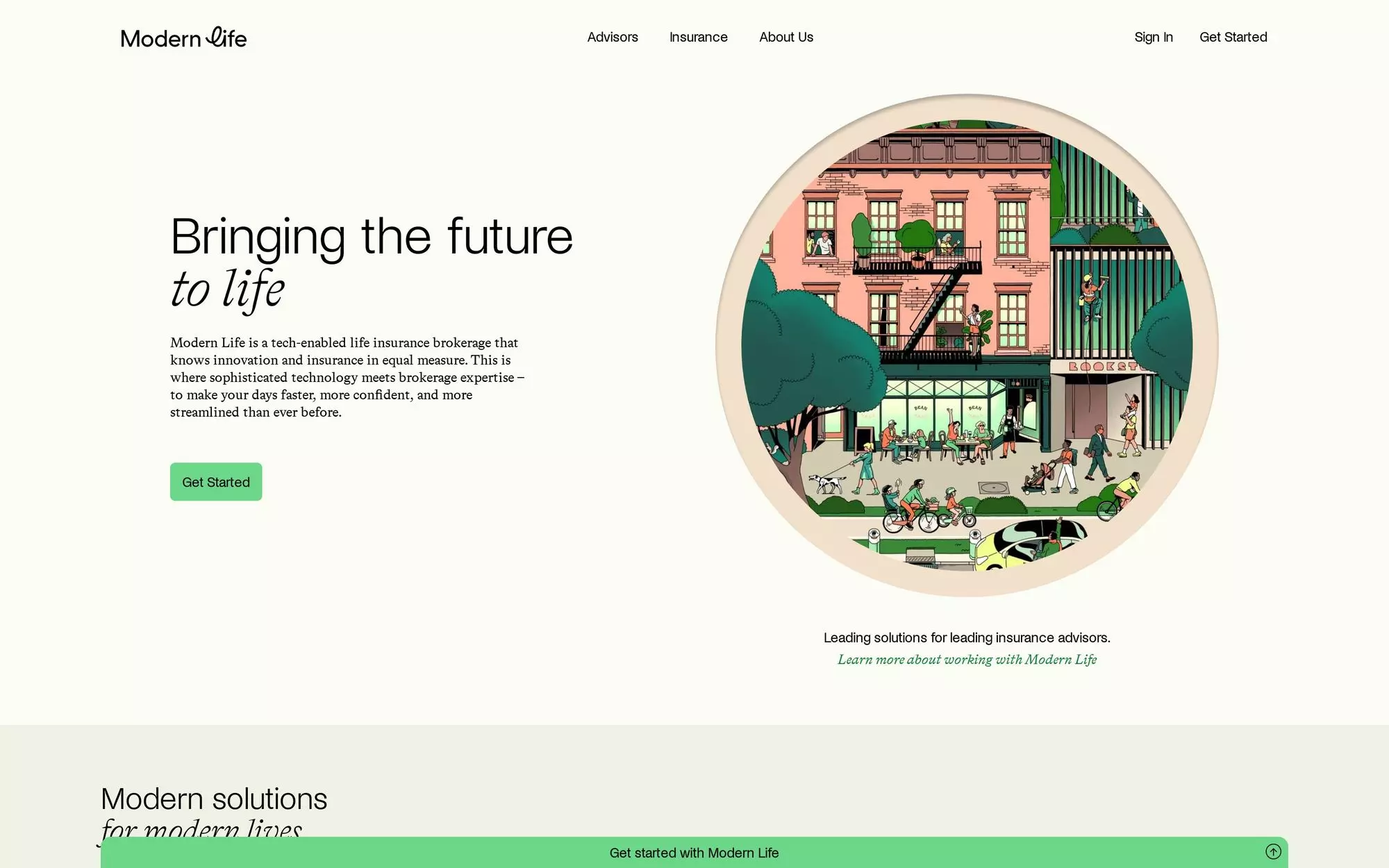 Modern Life [Website] No-Code Supply Co.