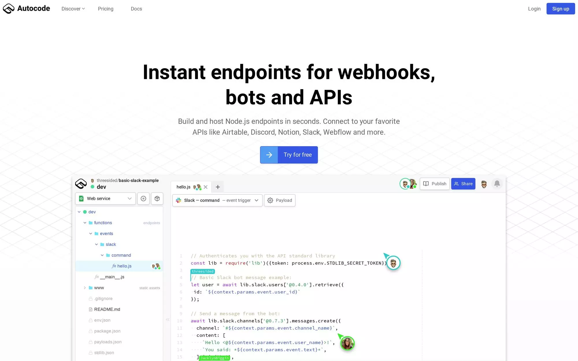 Autocode [App] No-Code Supply Co.