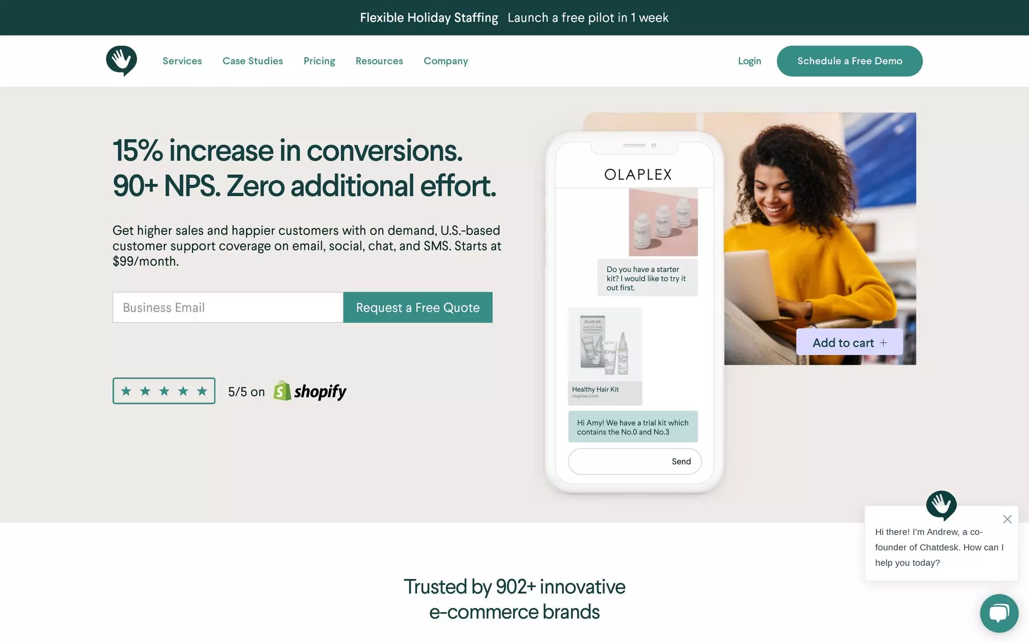 Chatdesk [Website] No-Code Supply Co.