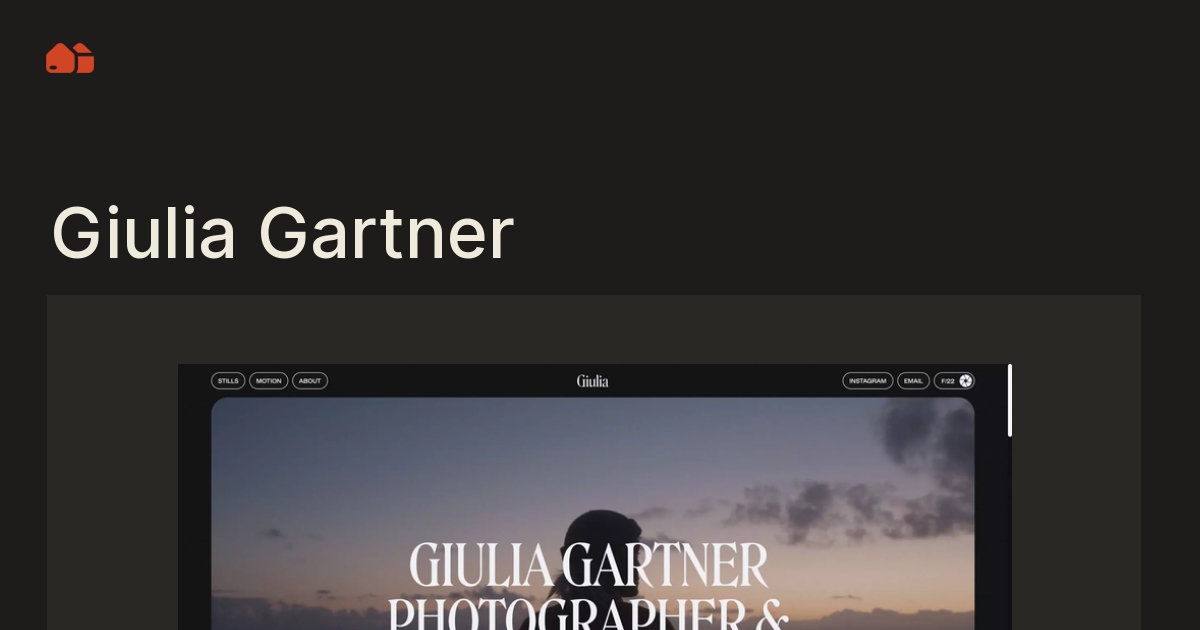Giulia Gartner [Website] No-Code Supply Co.