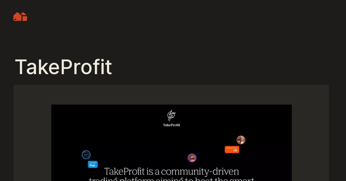 TakeProfit [Website] No-Code Supply Co.