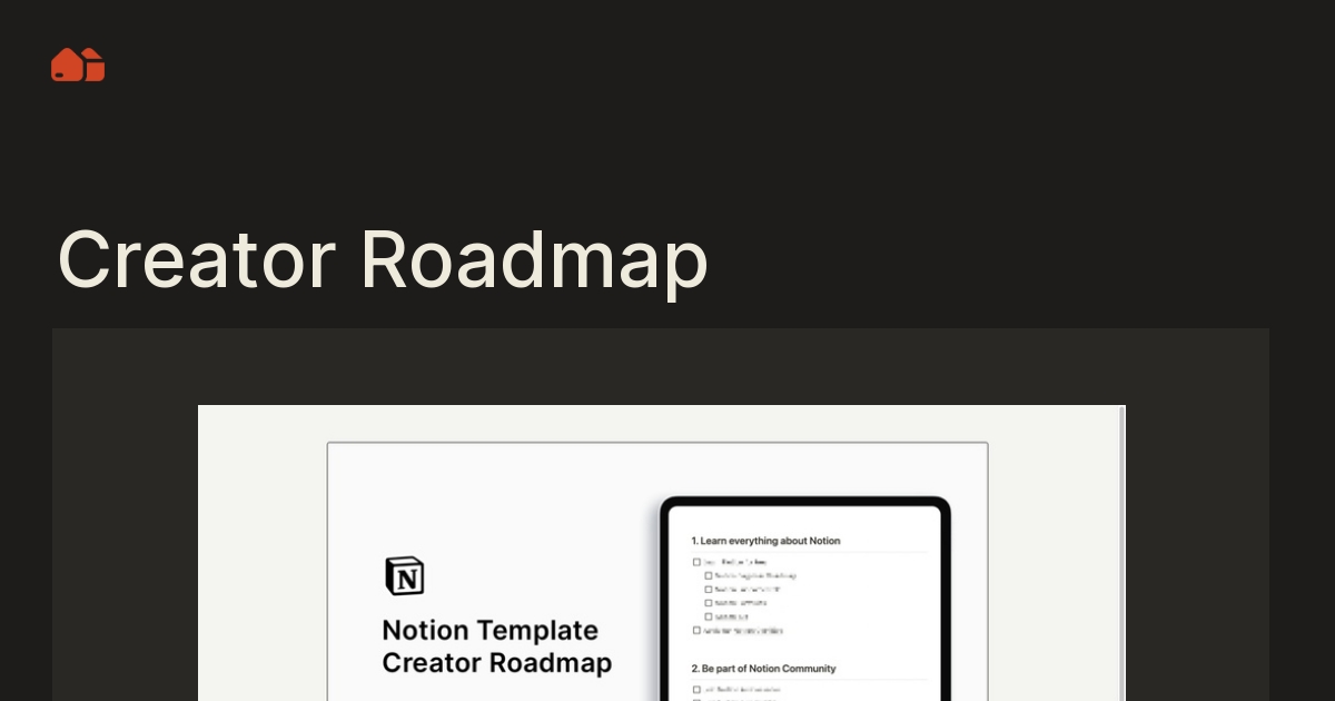 Creator Roadmap [Template] No-Code Supply Co.