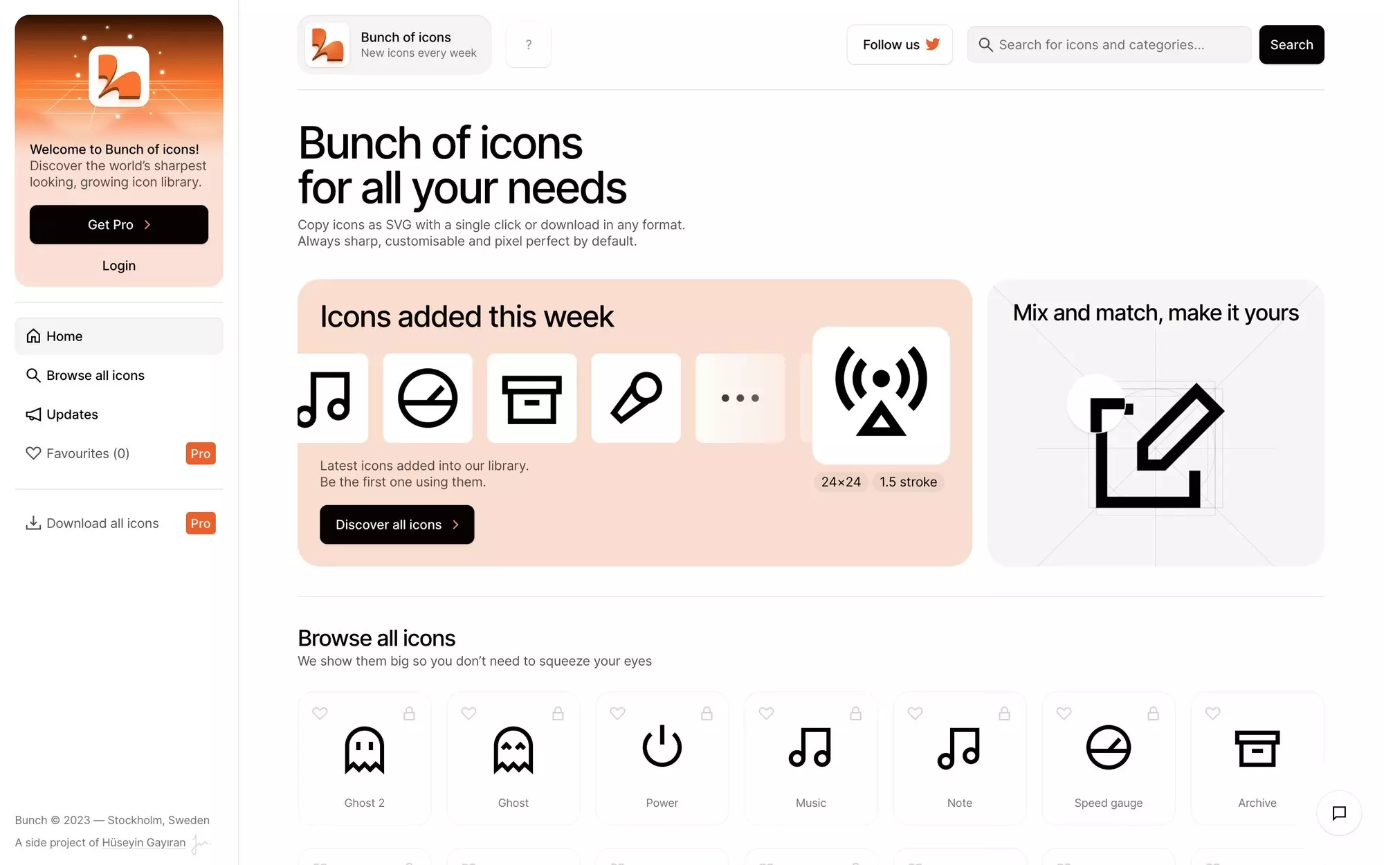 Bunch of icons — Growing library of pixel perfect icons [Icons] No-Code ...