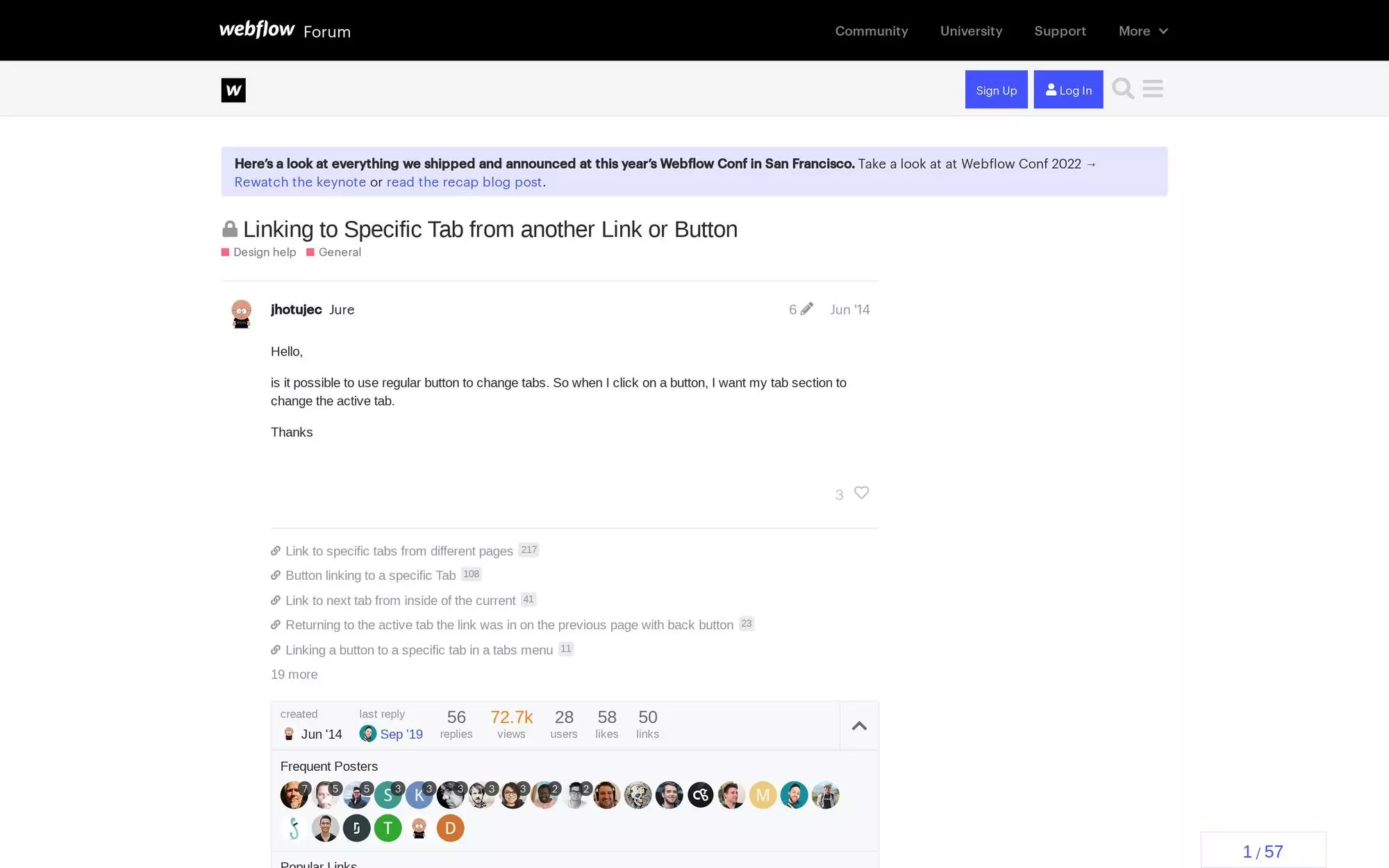 Linking to Specific Tab from another Link or Button [Tip] No-Code Supply Co.