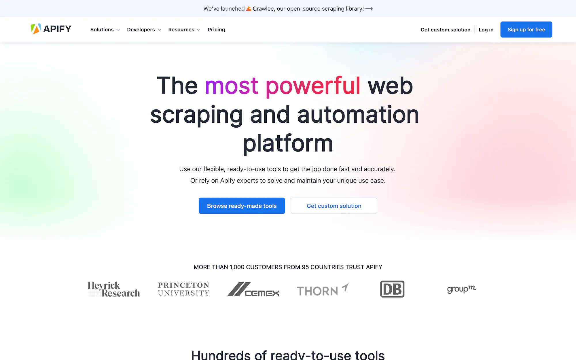 Apify [App] No-Code Supply Co.